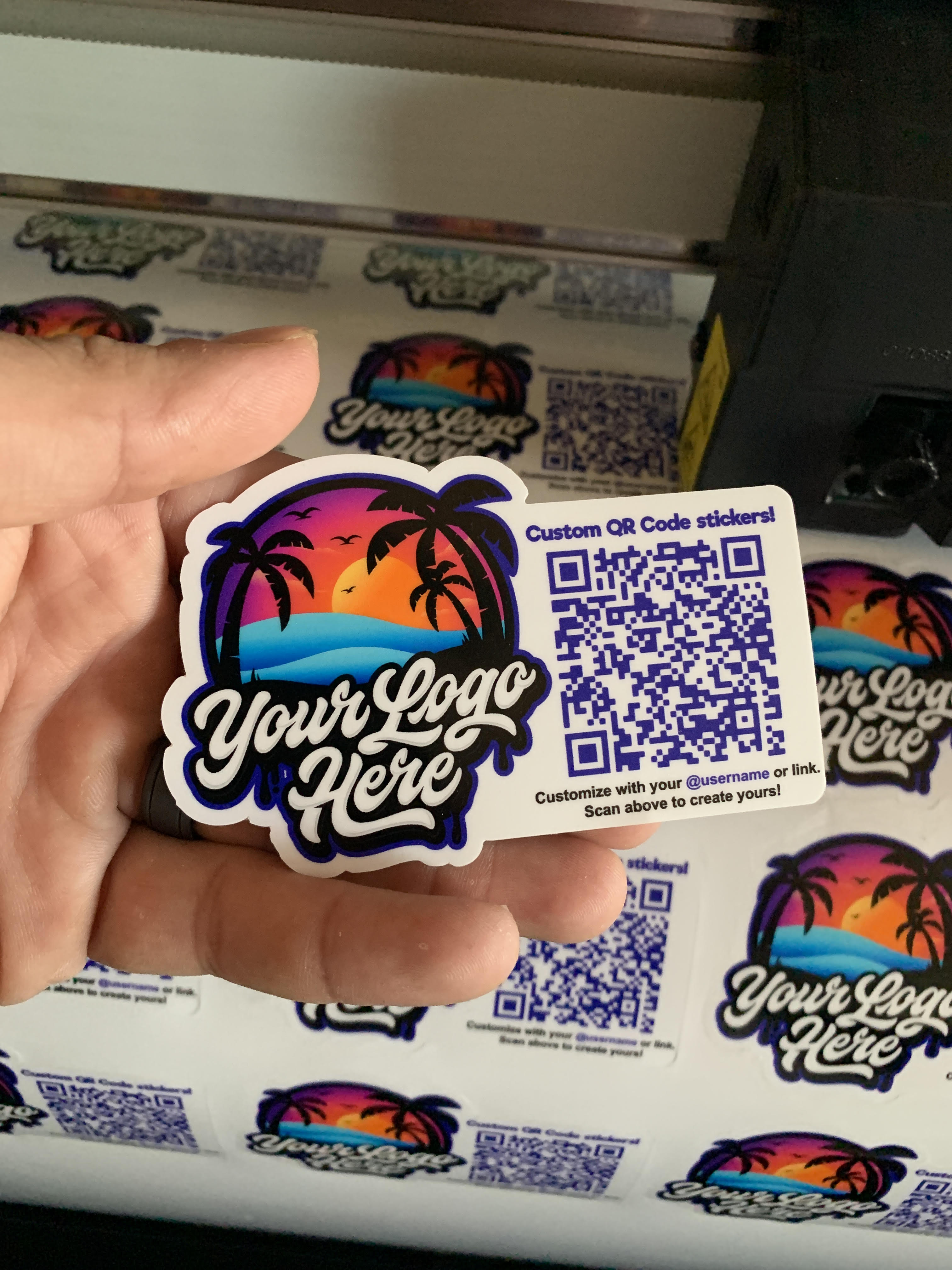 QR Code Stickers